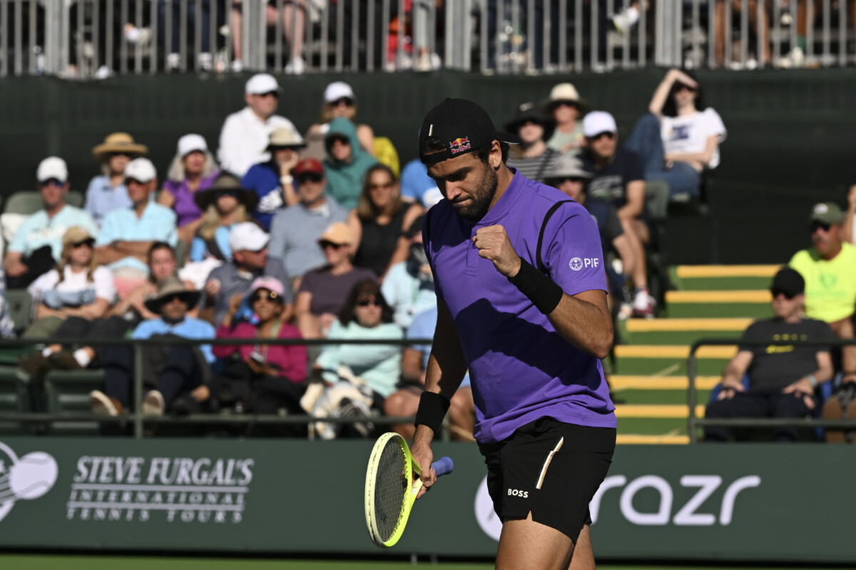 Matteo Berrettini vola agli ottavi di finale al Miami Open: ora la ...